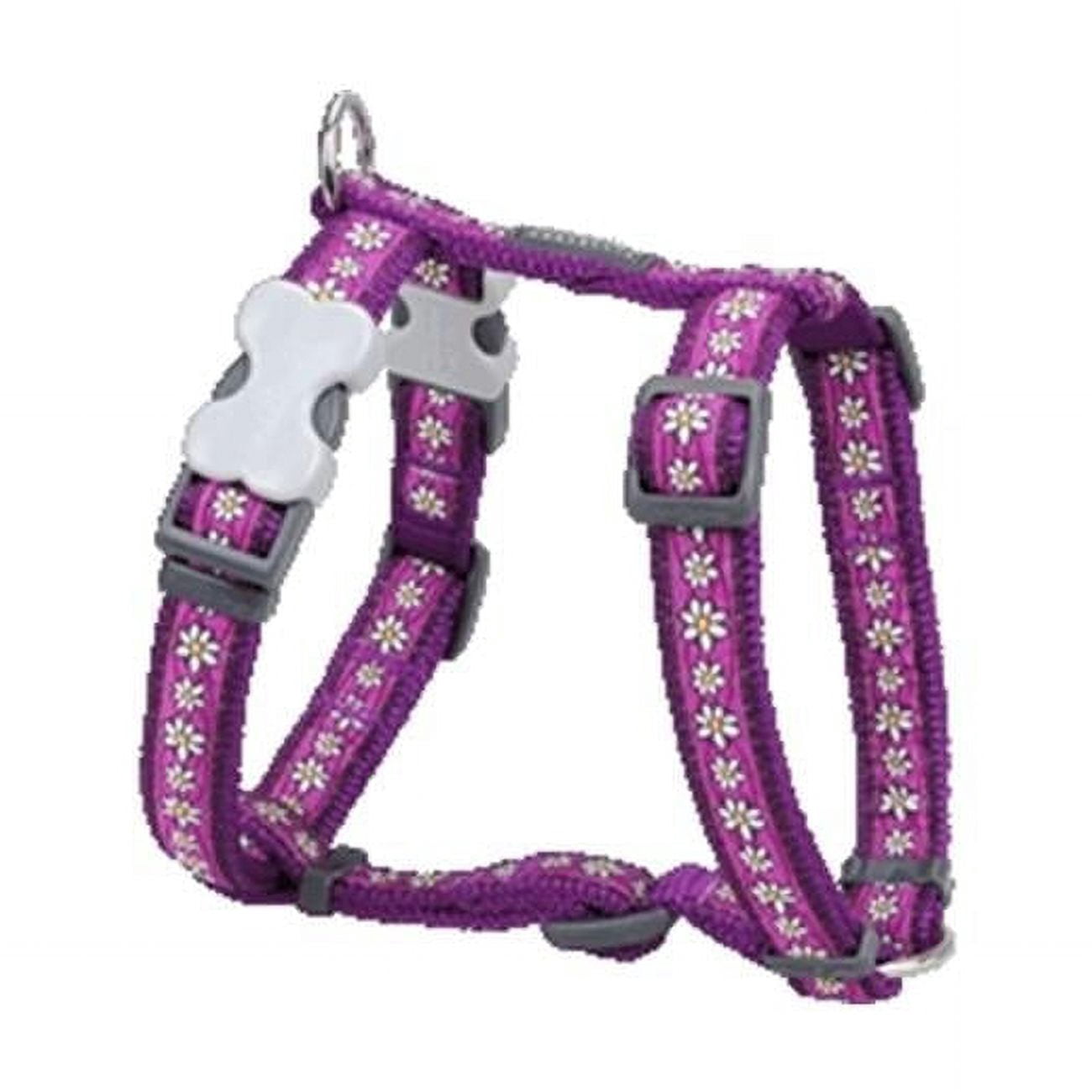 Red Dingo DH-DC-PU-12 Dog Harness Design Daisy Chain Purple- Extra ...