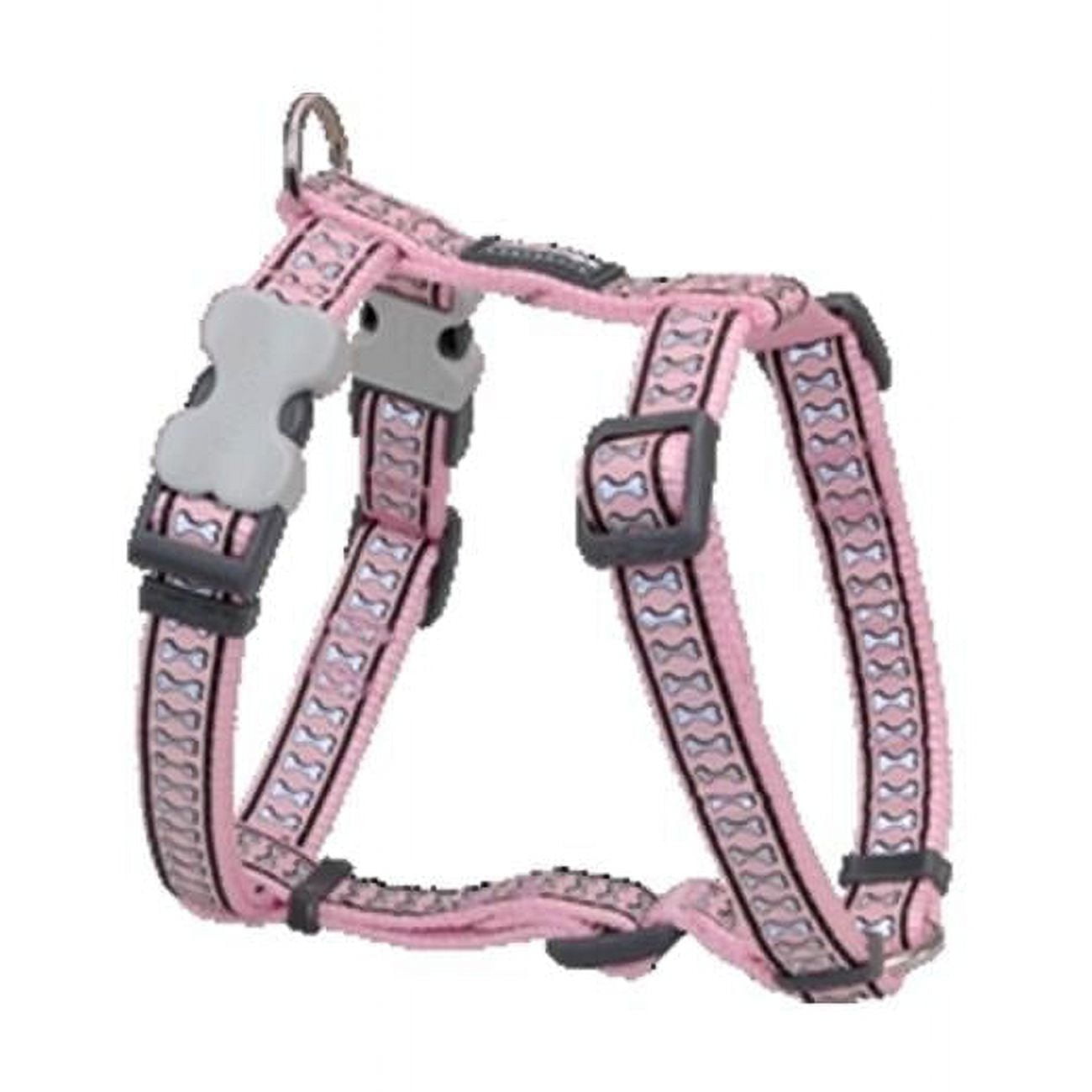 Red Dingo DH-RB-PK-SM Reflective Pink Dog Harness - Small - Walmart.com