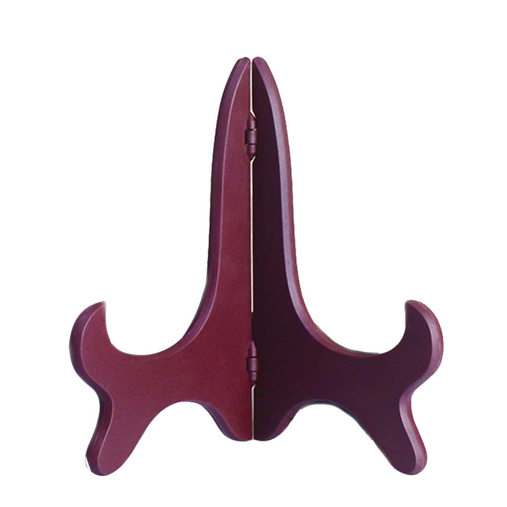 Red Display Easel Stand Plate Bowl Dish Picture Frame Photo Book Holder ...