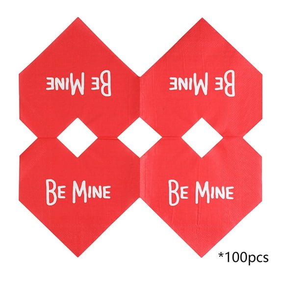 Red Disposable Paper Napkins With Biodegradable Material, High ...