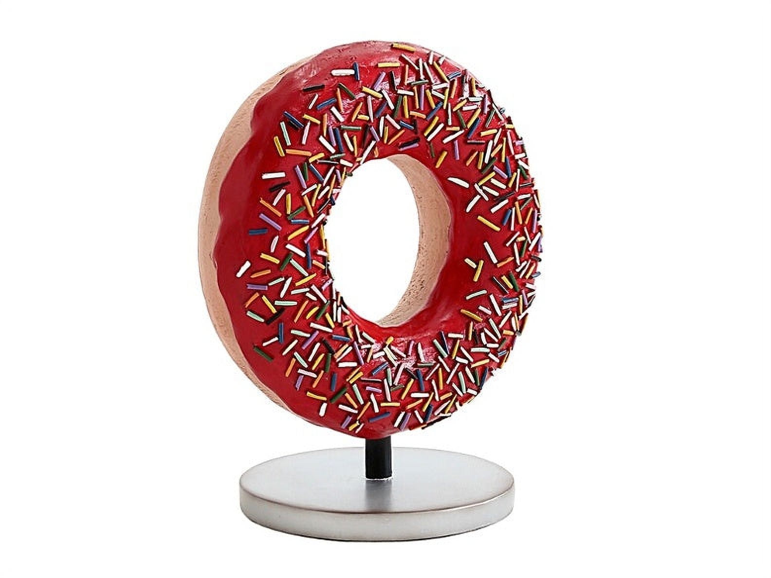Red Donut Over Sized Statue - Walmart.com