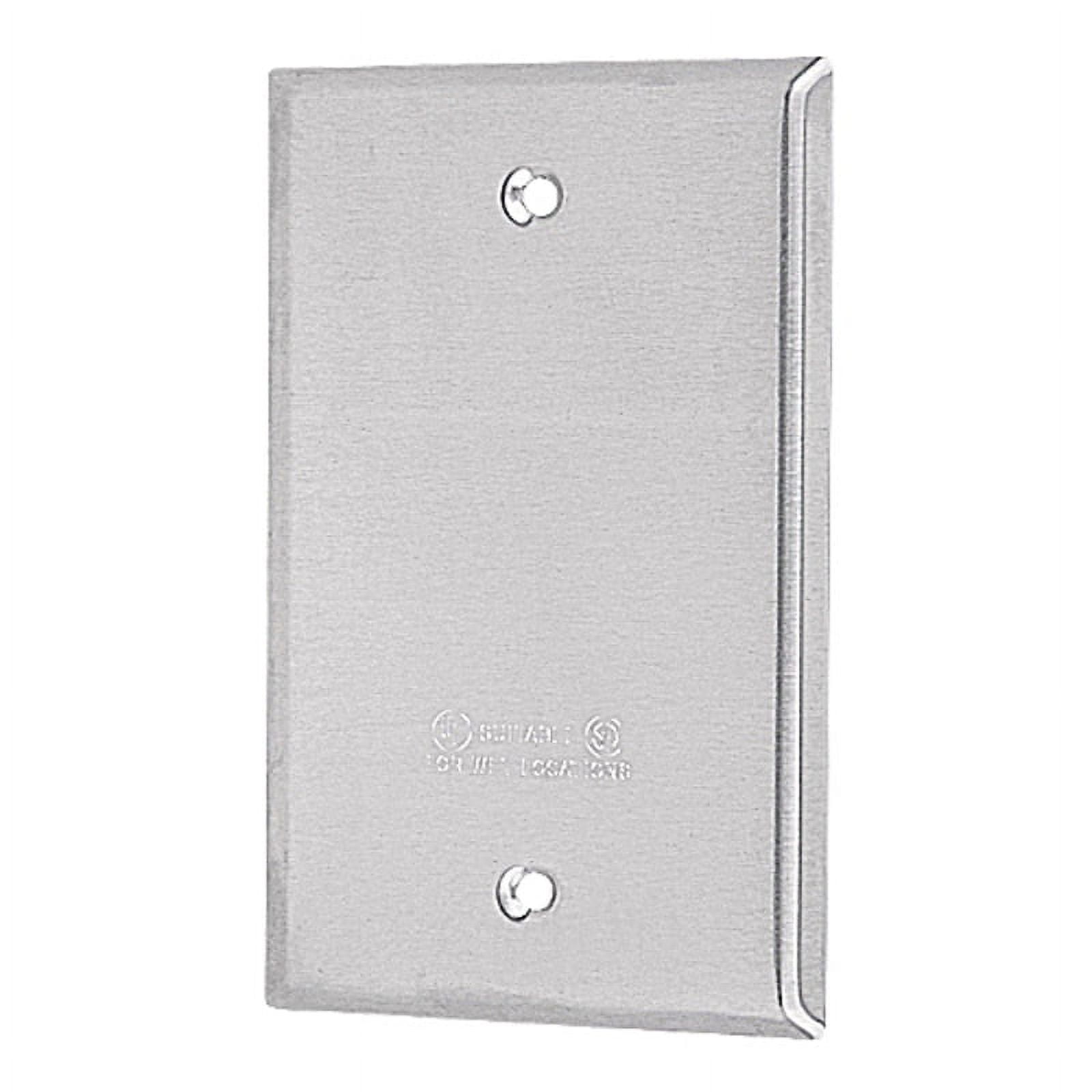 Red Dot 3821113 Rectangle Steel 1 Gang Flat Box Cover for Use with ...