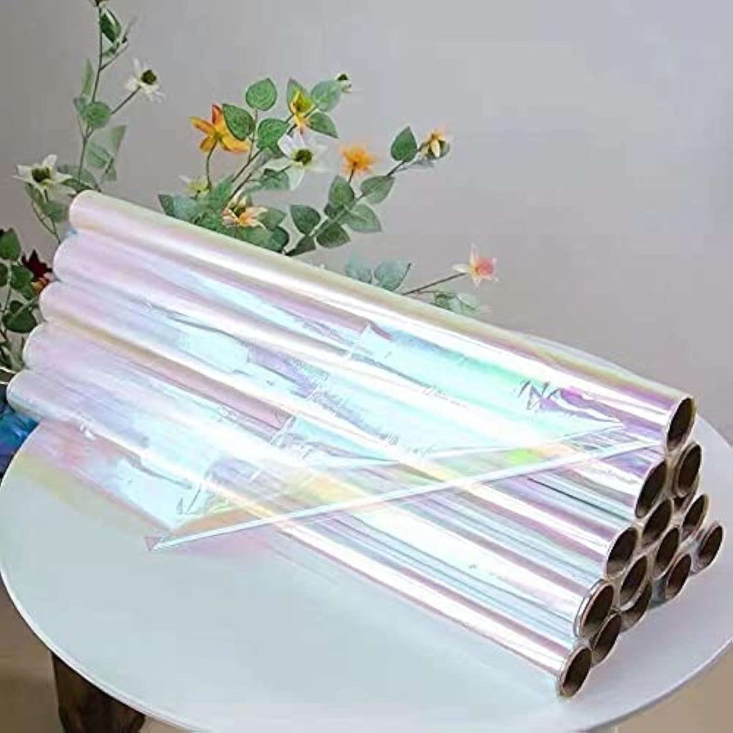 Red Dot Gift Rainbow Wrapping Roll Height 60cm X 10 Yards Length Flower ...