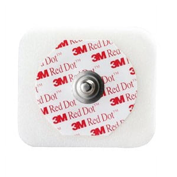 Red Dot Monitoring Electrode With Foam Tape And Sticky Gel 4 Cm X 3-1/2 ...