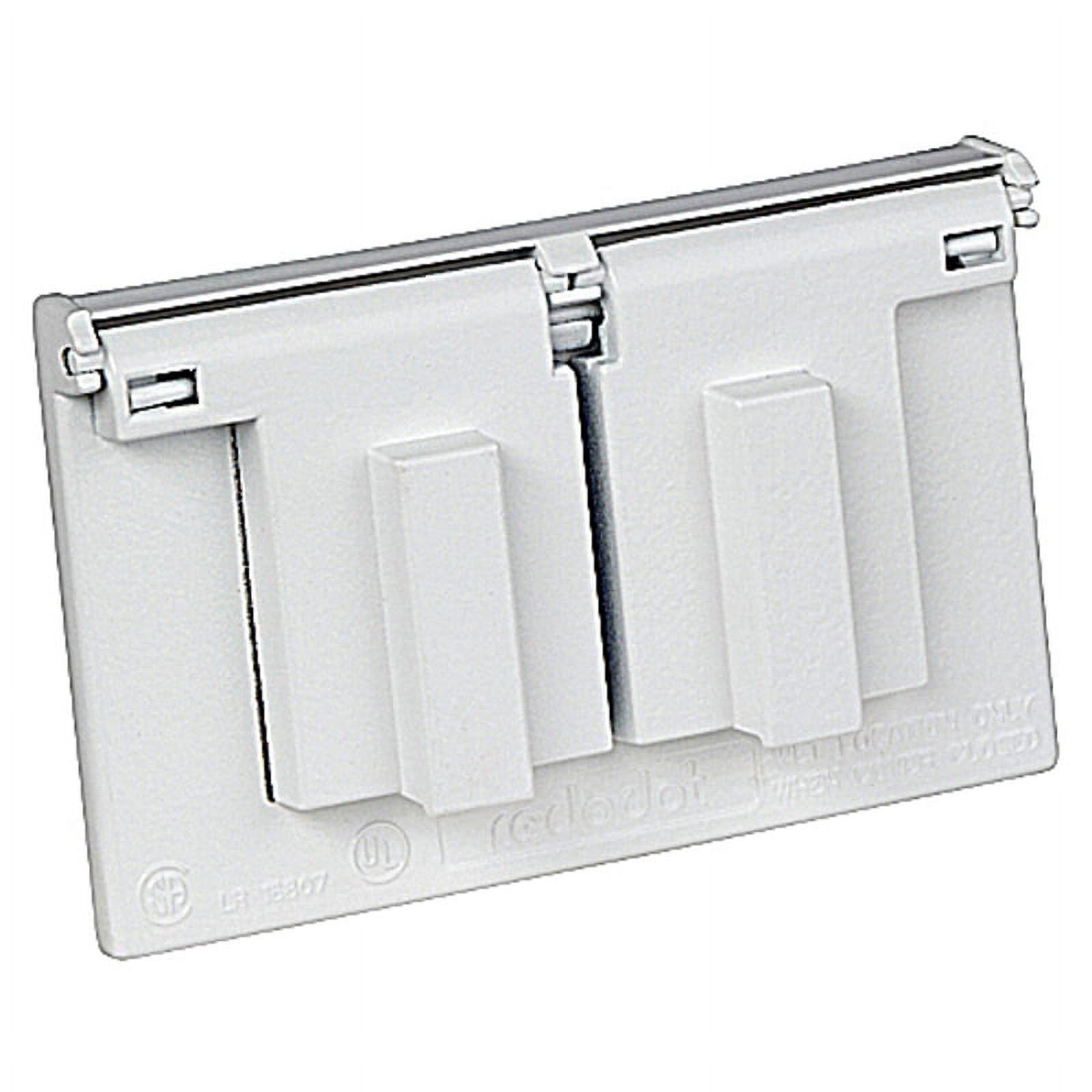 Red Dot Rectangle Zinc 1 gang Duplex Box Cover - Walmart.com
