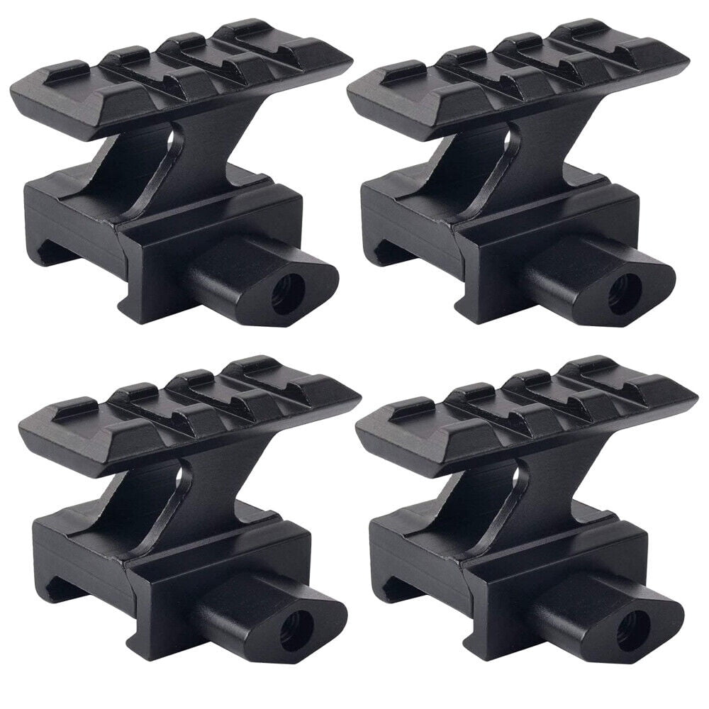 Red Dot Sight Riser Mount 1" Picatinny Weaver Rail Scope Mounts 3 Slots - Walmart.com