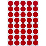 Royal Green Red Dot Sticker Labels, 3/4 Inch (19mm) Round, 1000 Pack ...