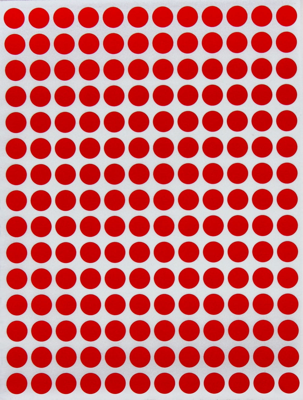 Red Dot Sticker ¼” inch 8mm Colored labels, 2700 Pack by Royal Green ...