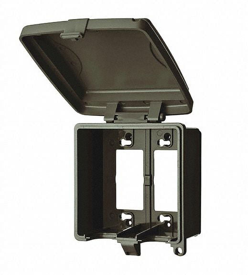 Red Dot While In Use Weatherproof Cover,Bronze 2CKPM-BR - Walmart.com