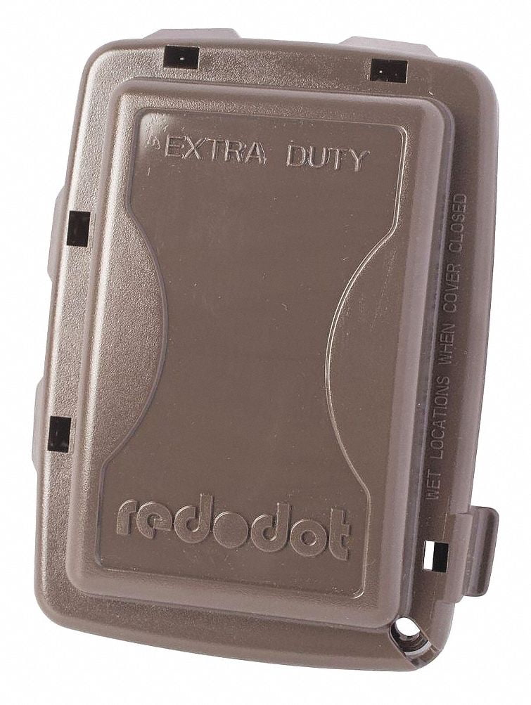 Red Dot While In Use Weatherproof Cover,Bronze CKPM-BR - Walmart.com