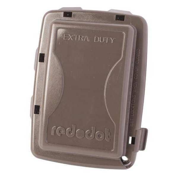 Red Dot While In Use Weatherproof Cover,Bronze CKPM-BR - Walmart.com