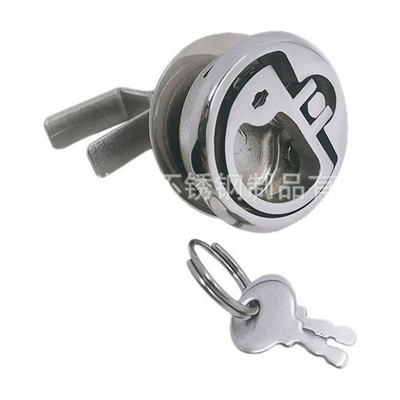 Red Dot With Key Floor Lock Buckle 316 Stainless Steel Yacht ...