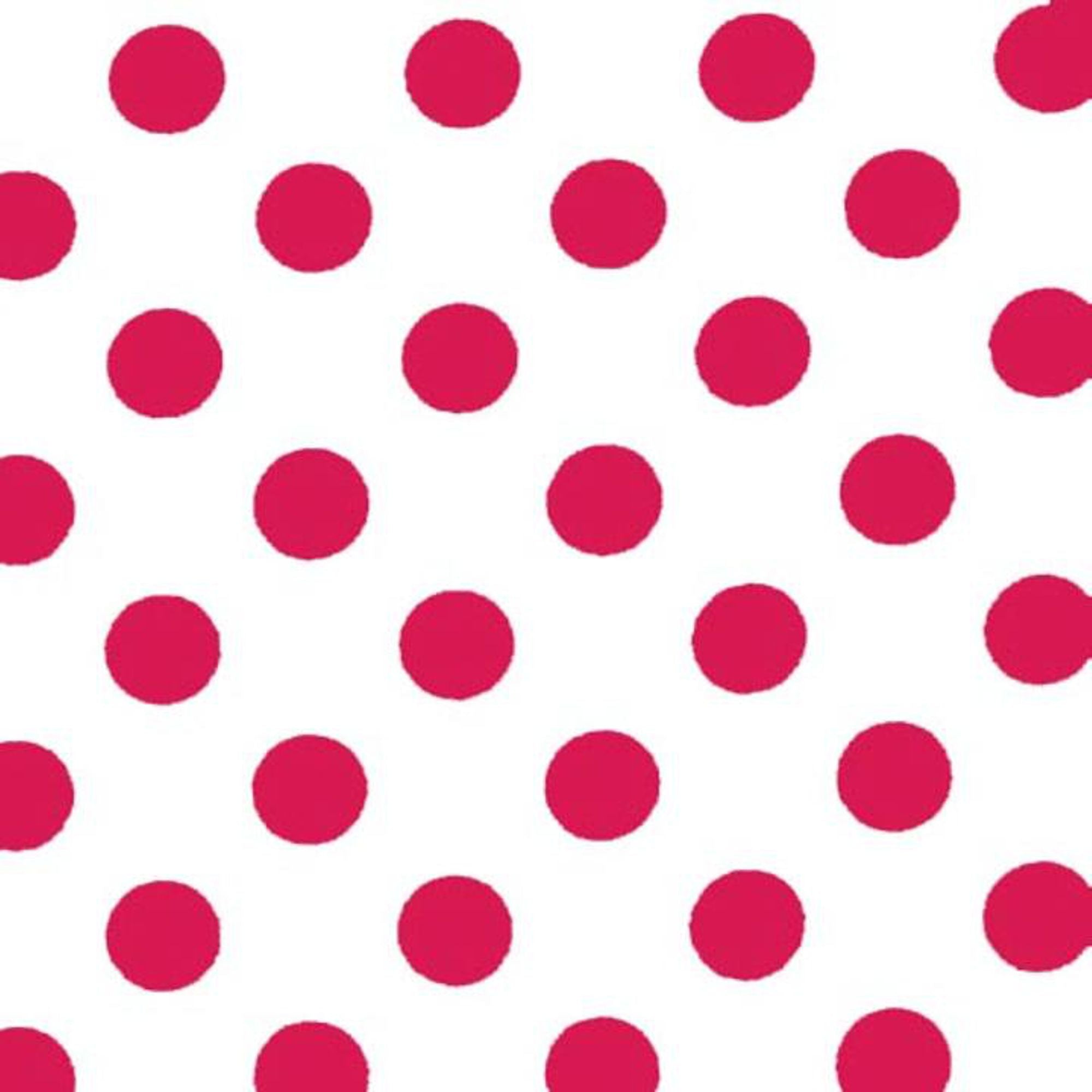 Red Dots Table Cover - Plastic - Rectangle - 54in. x 108in. - 1 Piece ...