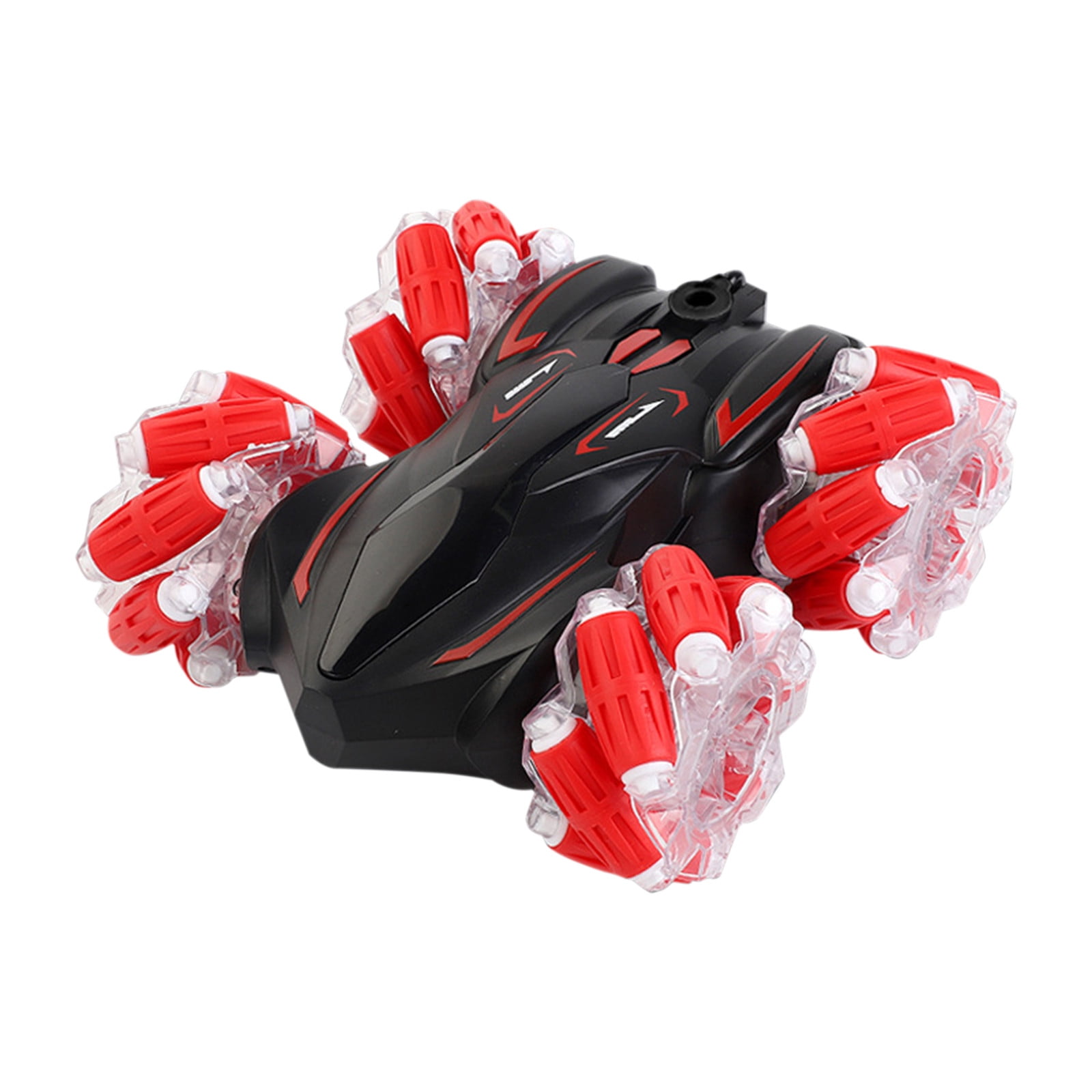 Red Double Sided Spray Stunt Car Remote Control Toy With Light And ...