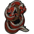 Red Dragon Clothes Patches Embroidered Iron on Sew on Patches for ...