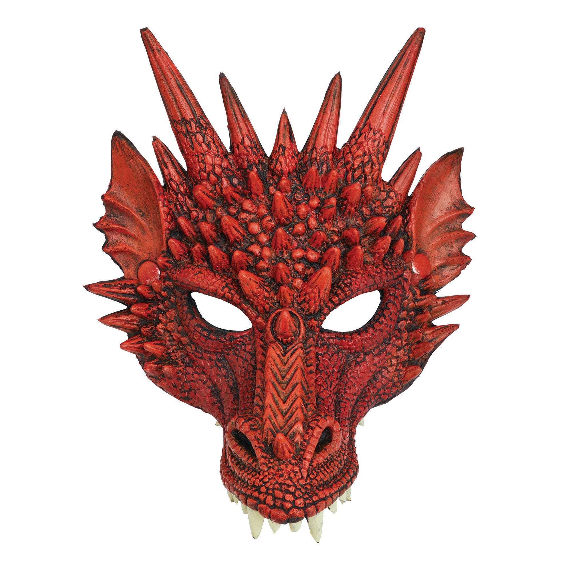 Dragon Mask Red Hats Party One Size Male Adult Fancy Dress Book Week ...
