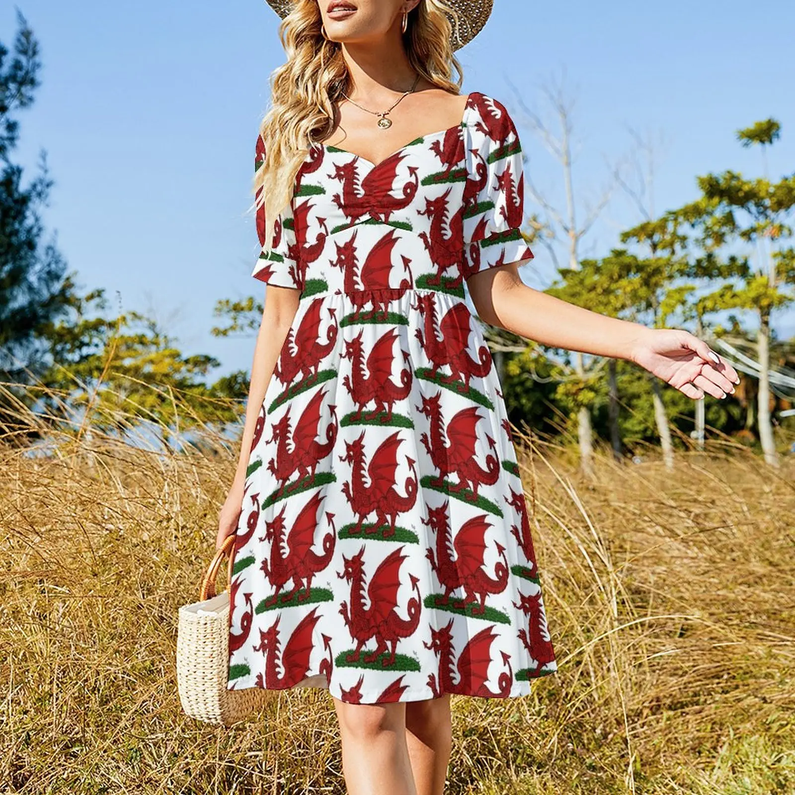 Red Dragon of Wales Sleeveless Dress long dresses for women dress women ...