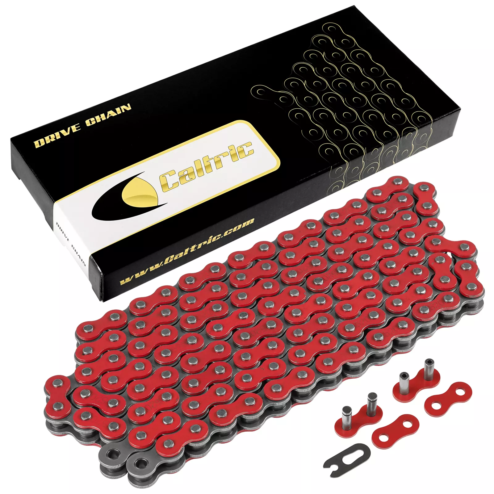 Red Drive Chain for Honda XR200R 1981 1982 1983 1984 1985 1986 1987 ...