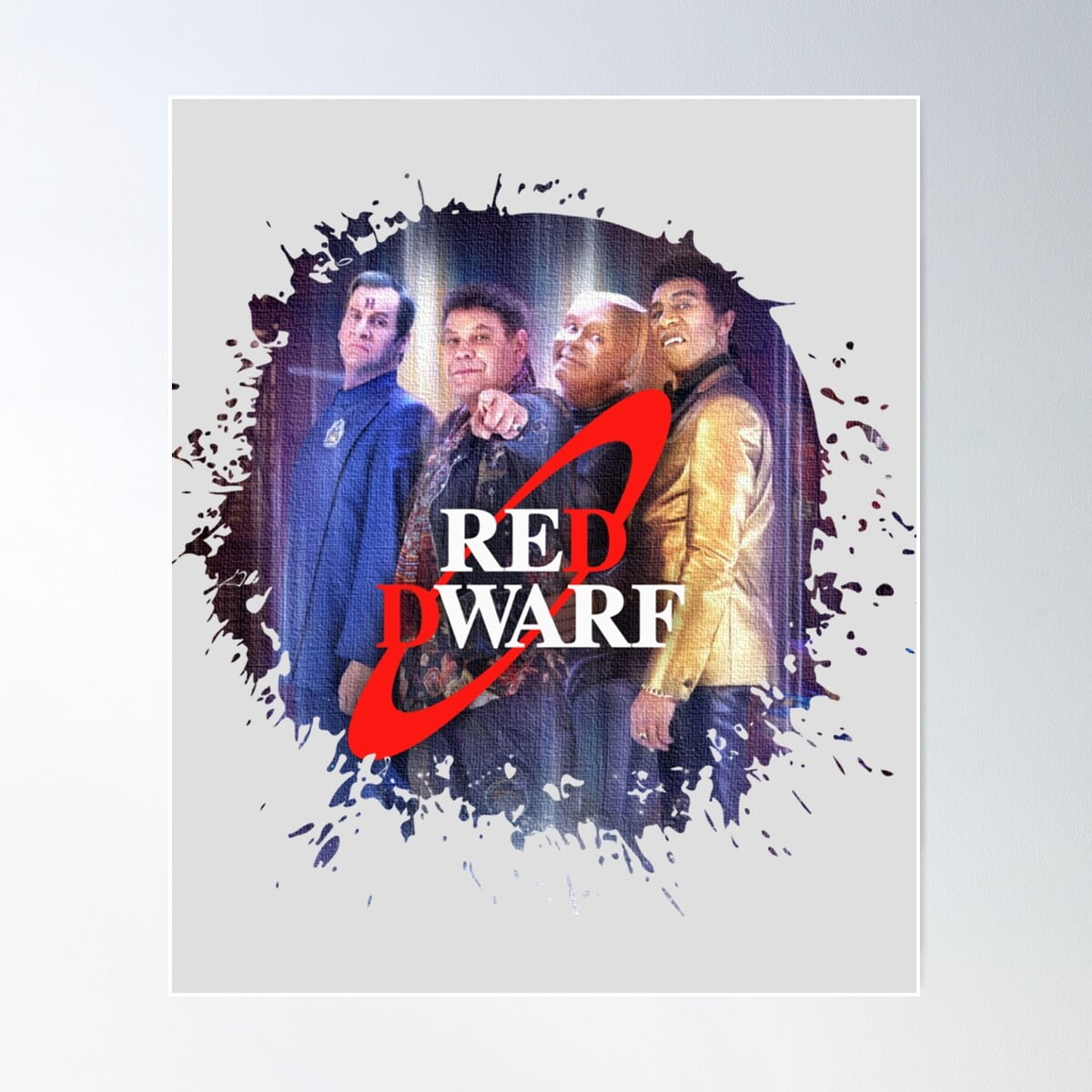 Red Dwarf - Crew Active Poster Wall Art, Modern Wall Decor For Living ...