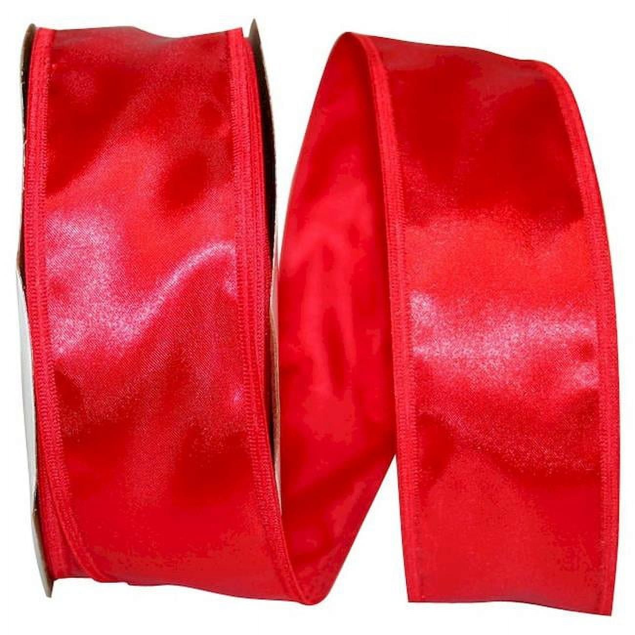 Red Dyna Satin Ez Wired Ribbon - Walmart.com