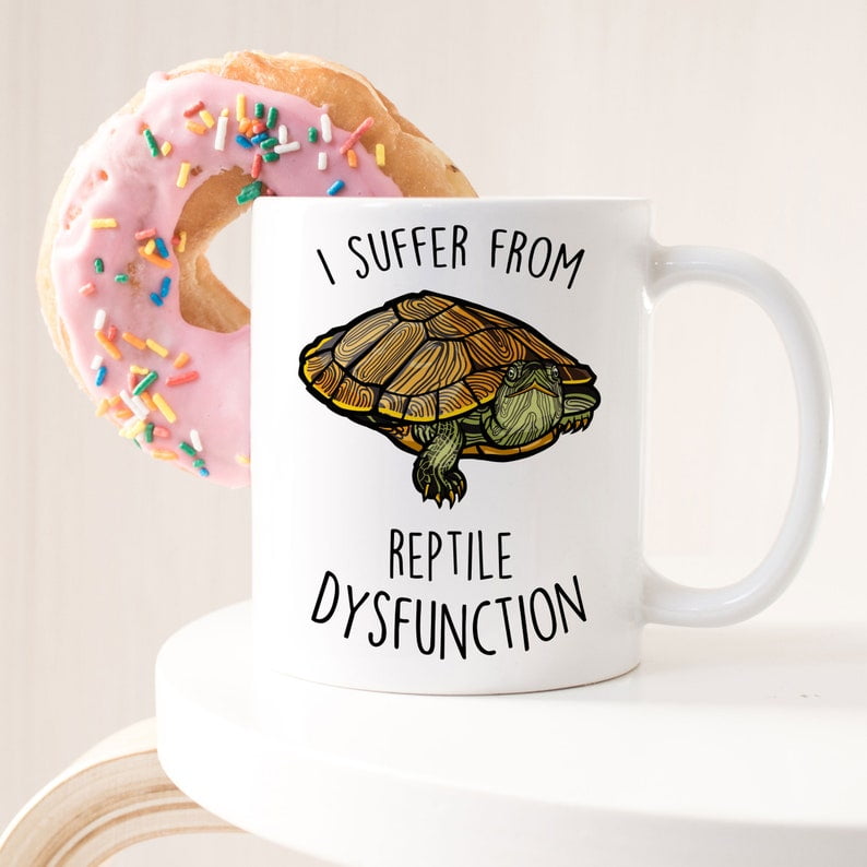 Red-Eared Slider Turtle Coffee Mug, Pet Turtle Gift, Reptile Mom, Dad ...