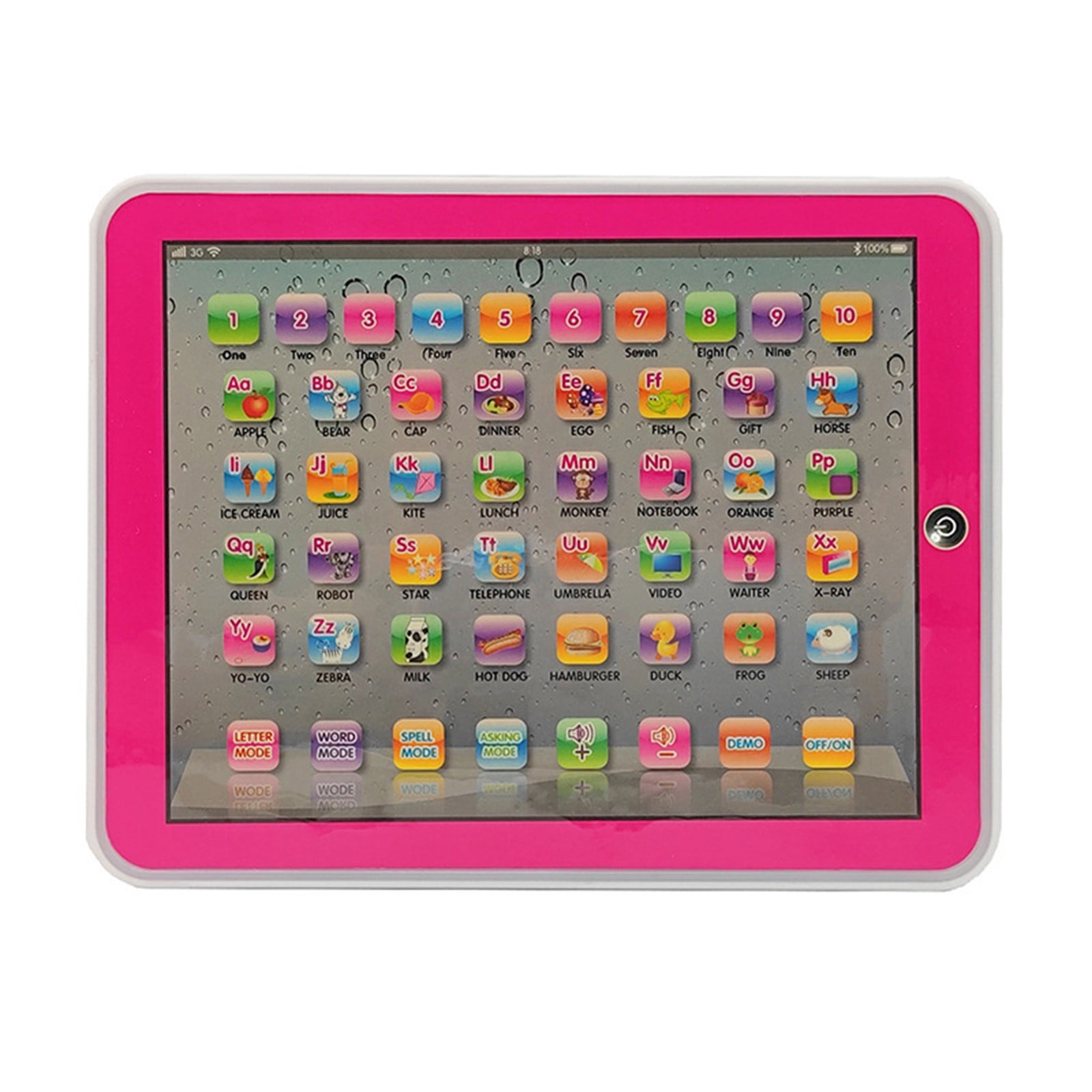 Red Early Development Learning Pad For Kids, With Multiple Educational ...