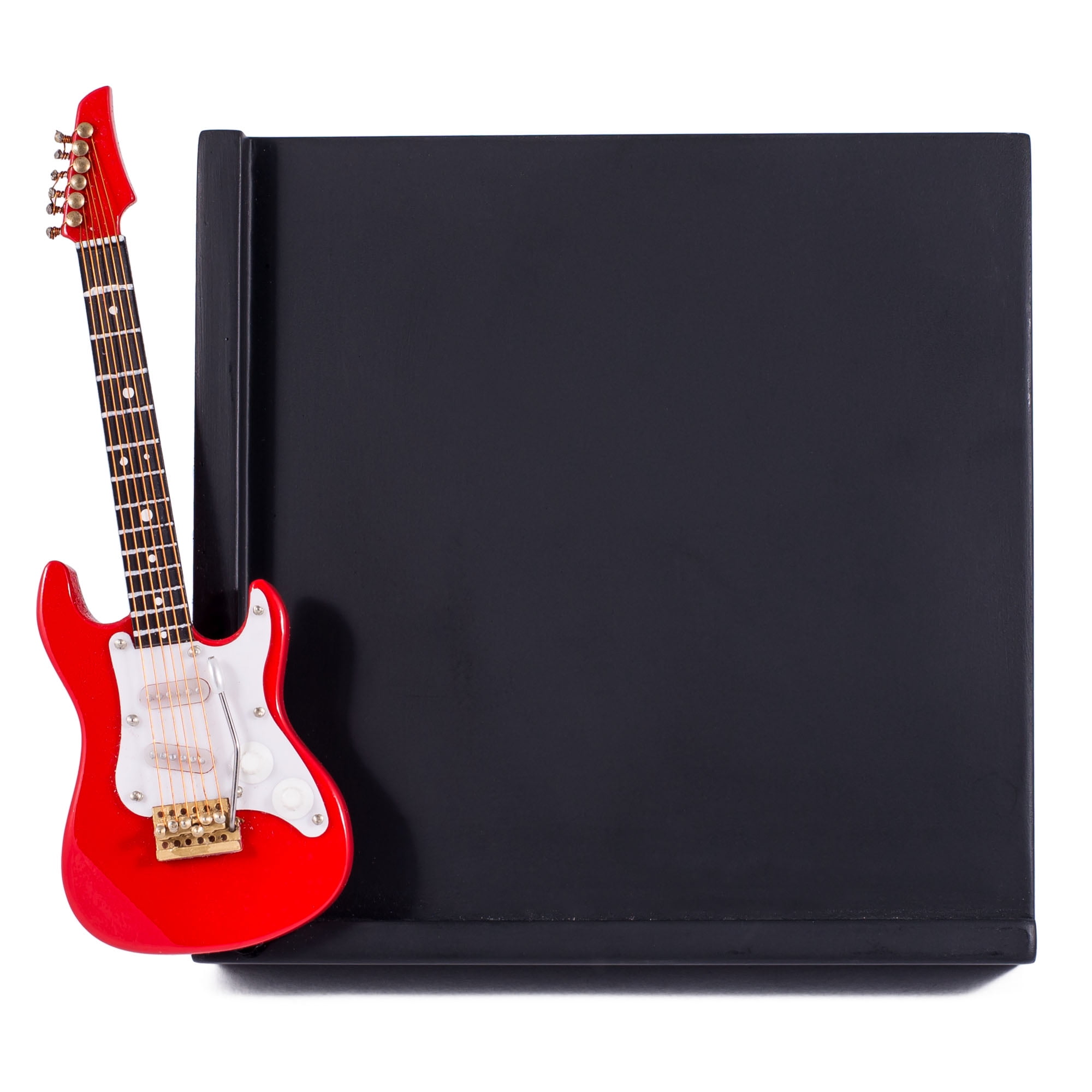 Red Electric Guitar Decorative Classic Black 5x7 Picture Frame ...
