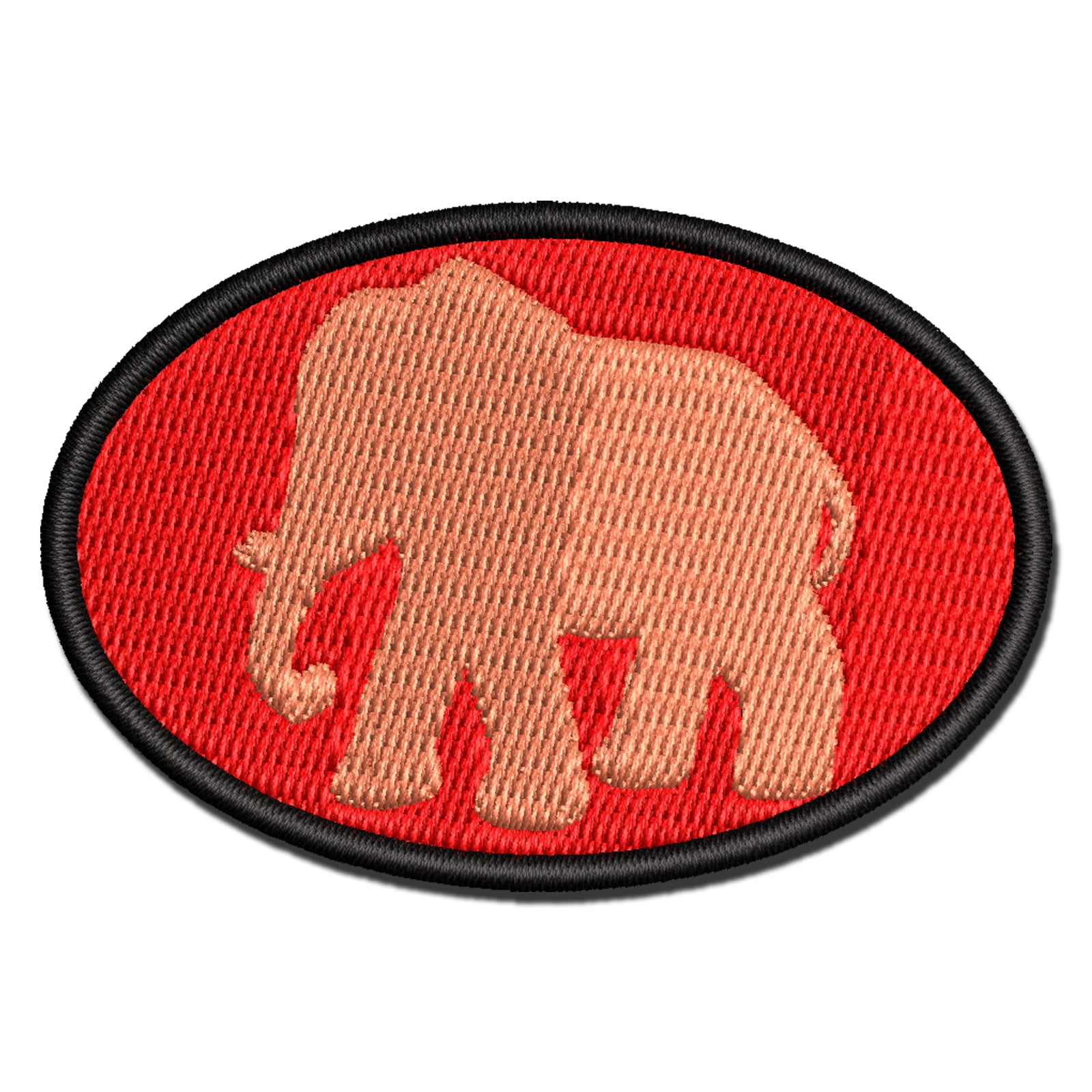 Red Elephant Republican Right Conservative GOP Applique Multi-Color ...