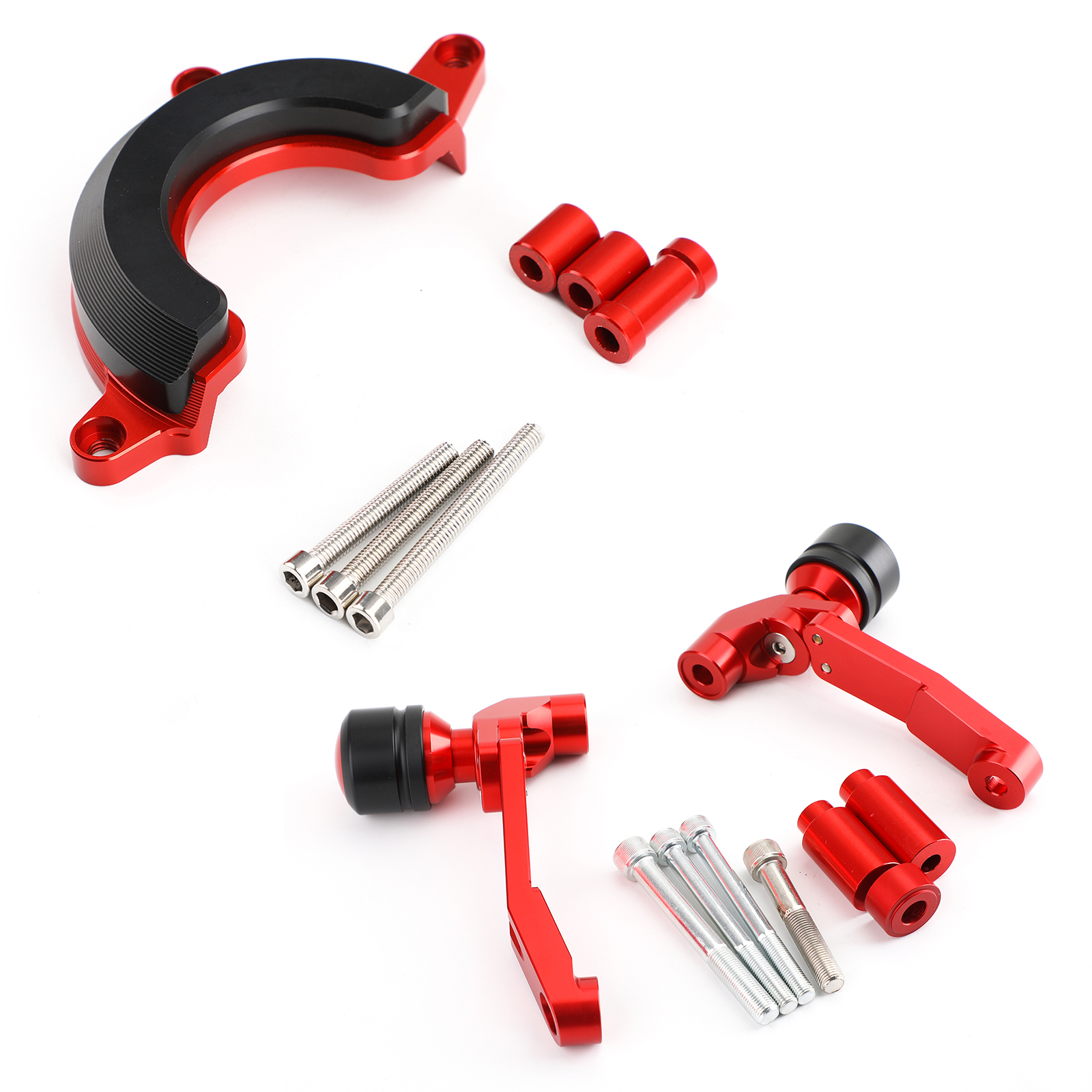 Red Engine Frame Sliders Kit For Honda CB650R 2019-2021 - Walmart.com