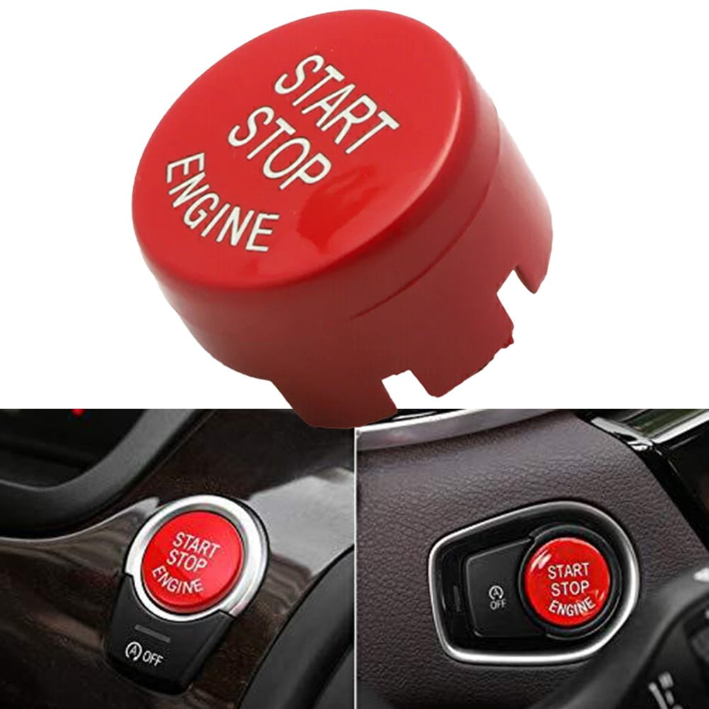 sailesiti Red Engine Start Stop Push Button Cover Trim For BMW F20 F23 ...