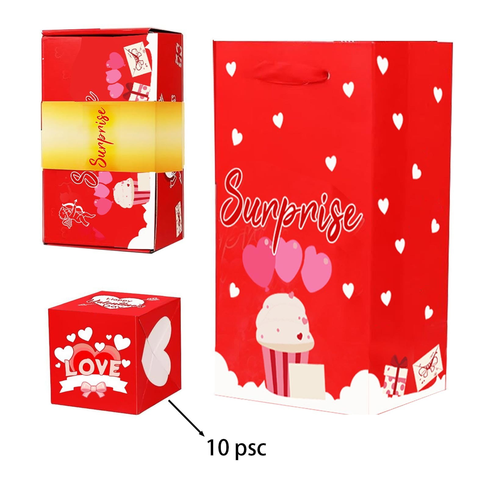 Red Envelope Box Valentine's Day Gift Box Red Envelope Party Party ...