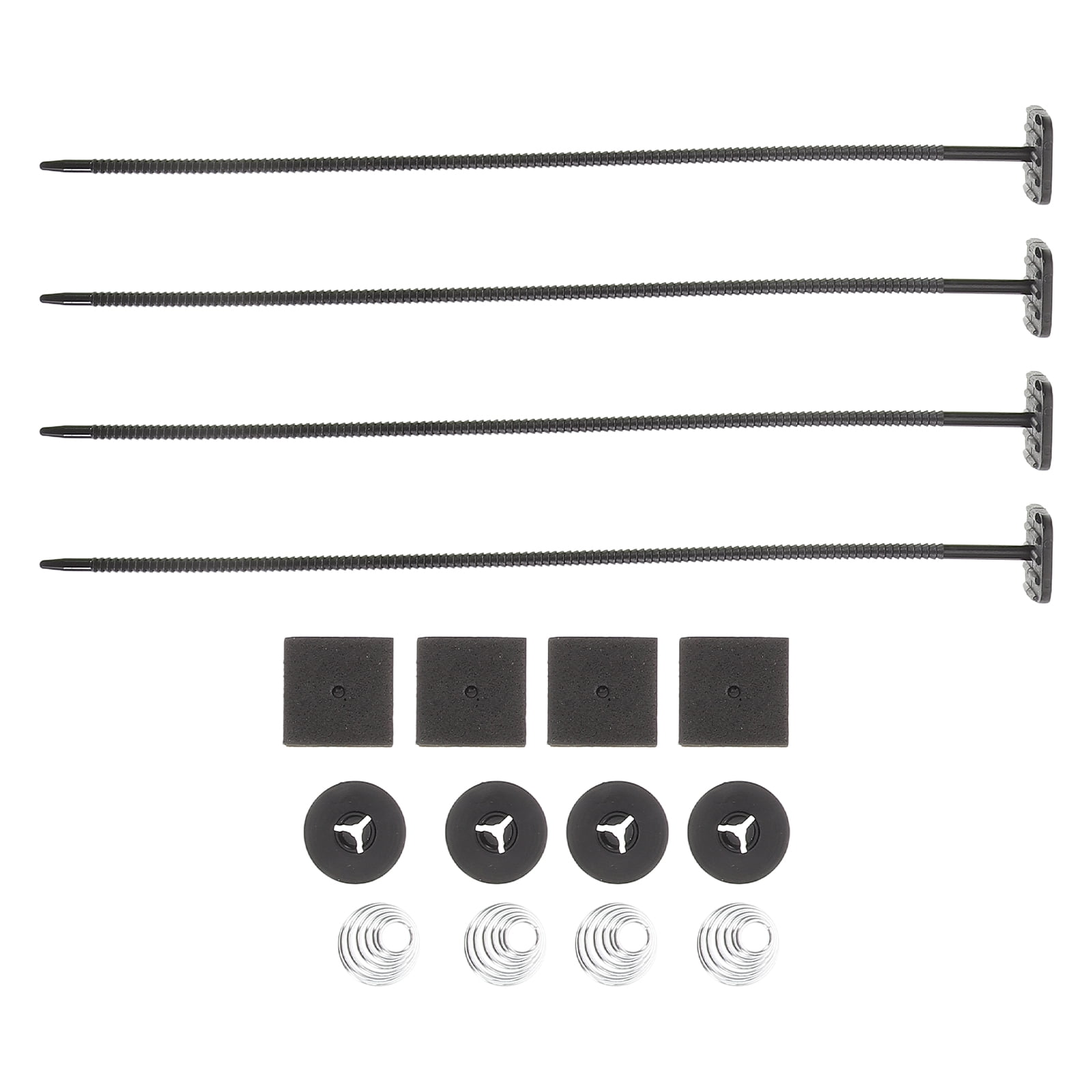 FRCOLOR Universal Car Radiator Fan Mounting Kit with Zip Ties for Easy ...