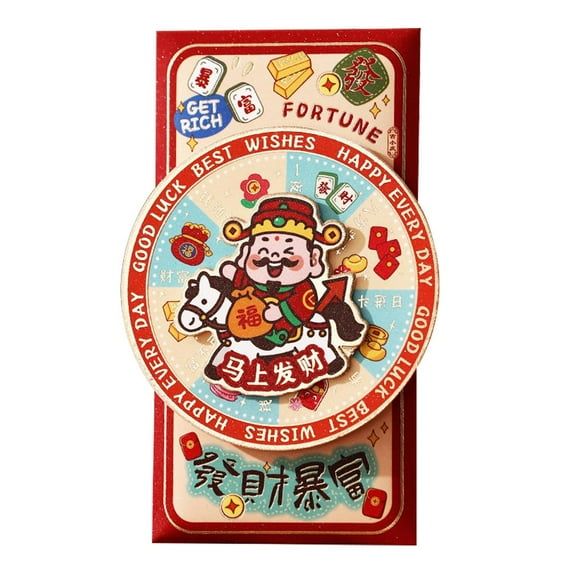 Red Envelope God of Wealth Creative High-end Red Envelope Bags ...