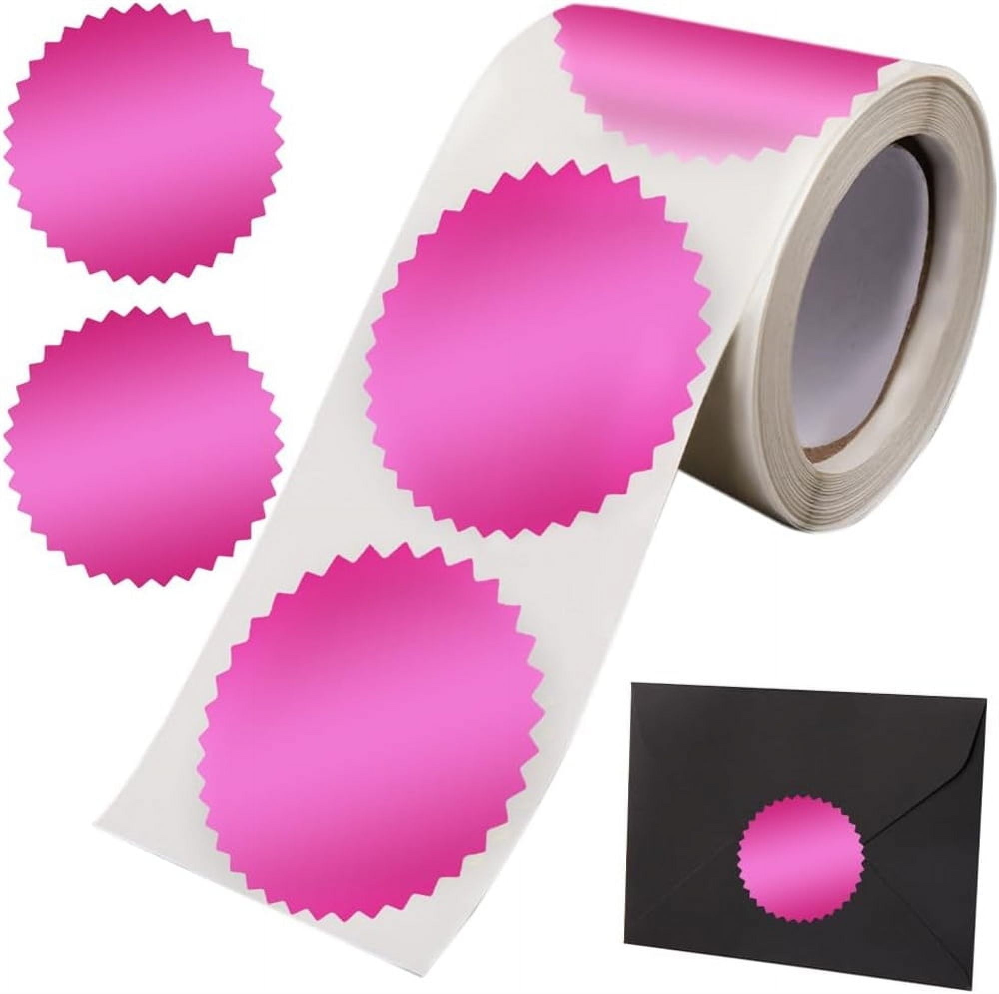 Red Envelope Seals Stickers,2 Roll Round Embossing Stickers,Metallic ...