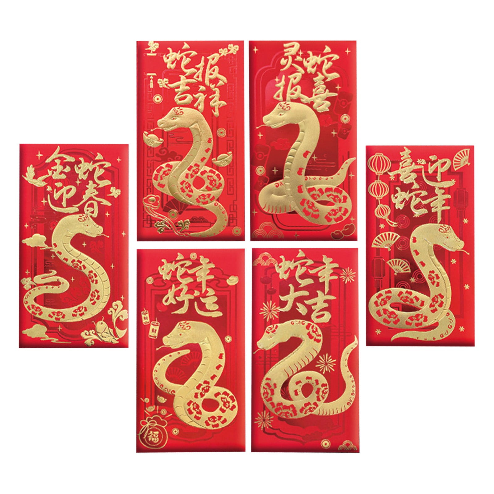 Red Envelopes Chinese New Year Snake 2025, Lunar New Year of the Snake ...