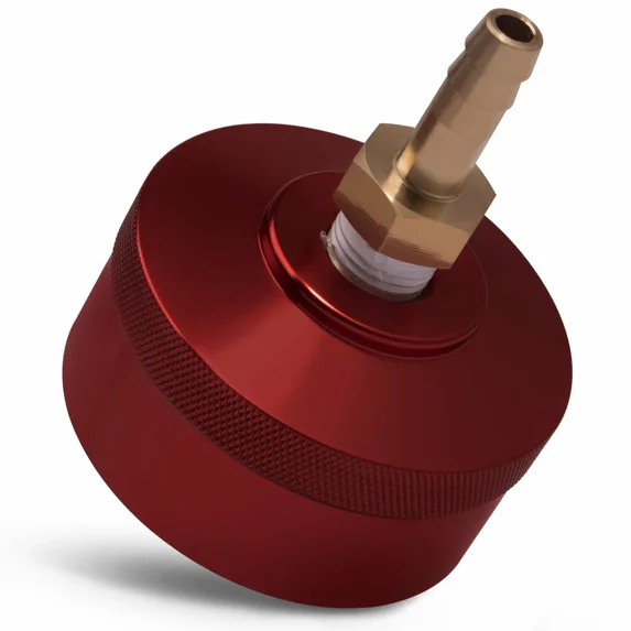Red Extended Run Gas Cap with Brass Hose for Honda Generator EU1000i ...