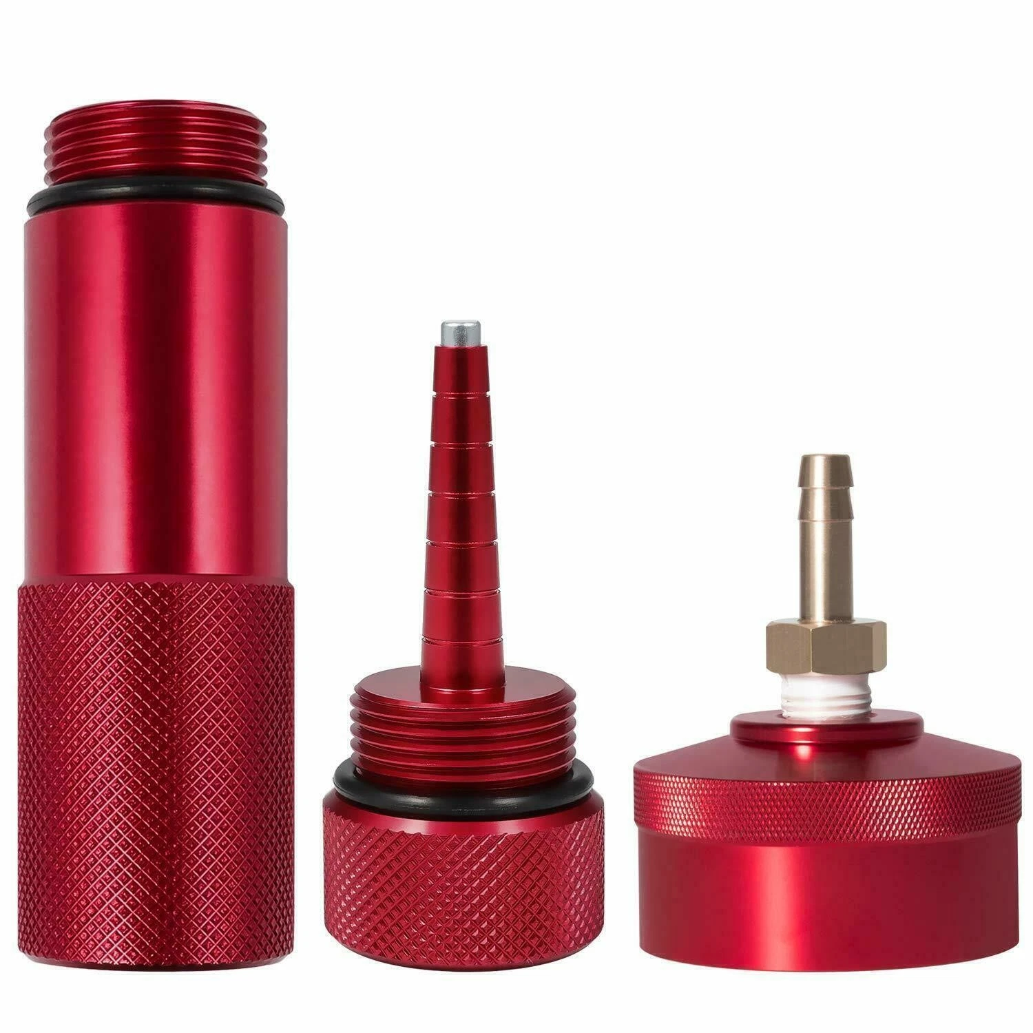 Red Extended Run Gas Cap with Brass Hose for Honda Generator EU1000i ...