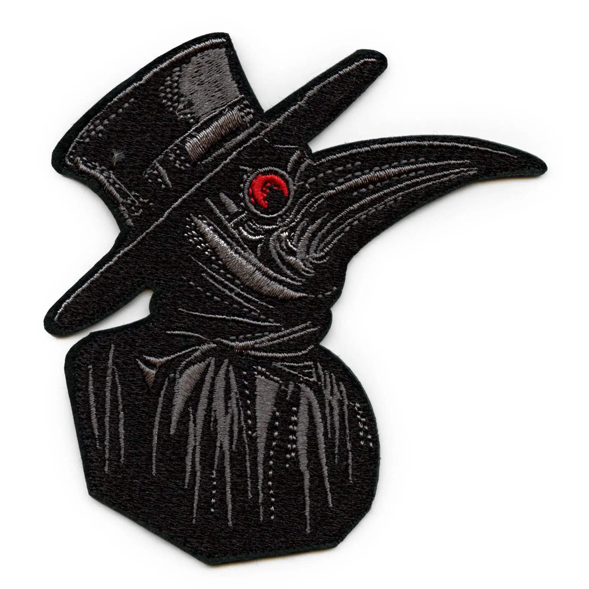 Red Eye Plague Doctor Patch Renaissance Pandemic Embroidered Iron On ...