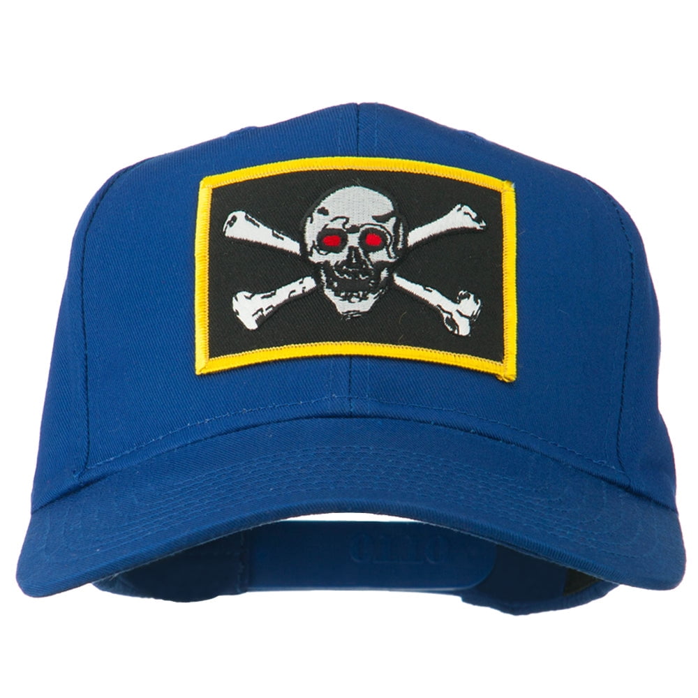 Red Eye Skull Choppers Patched Cap - Royal OSFM - Walmart.com
