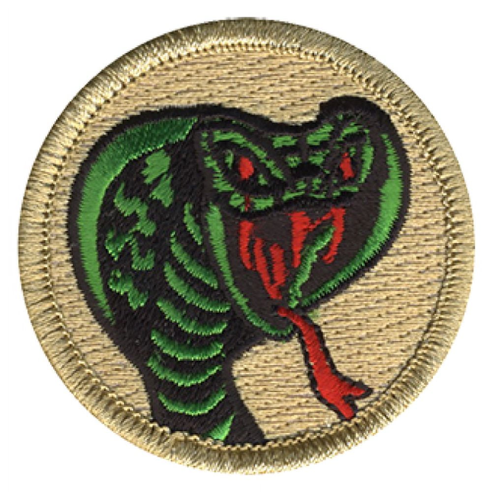 Red Eyed Cobra Scout Patrol Patch (Sew-on) - ClassB - Walmart.com
