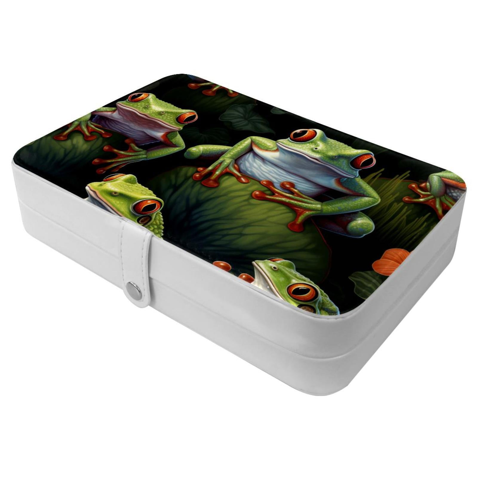 Red Eyed Frog Travel Jewelry Box - Your Portable Treasure Chest for ...