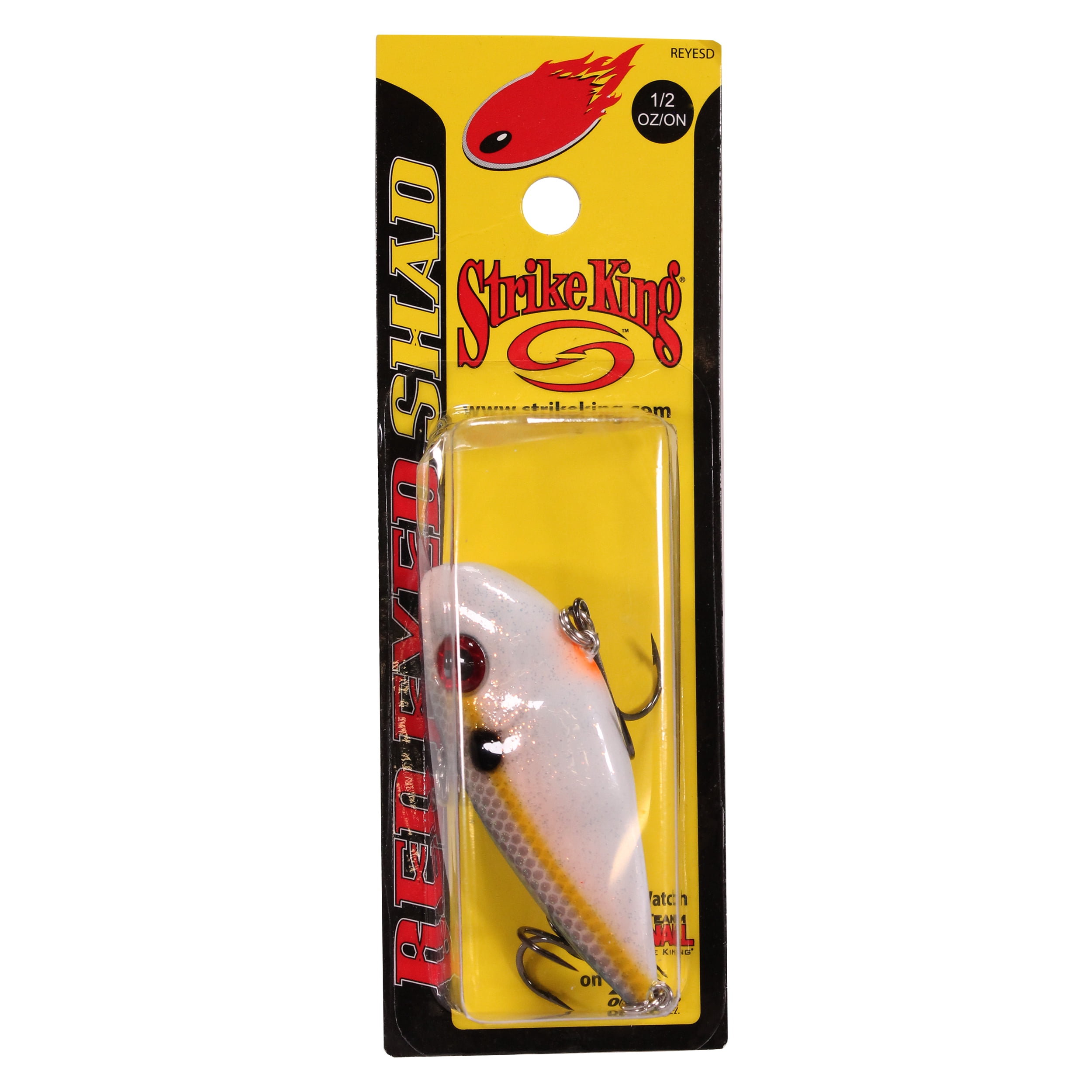 Red Eyed Shad 1/2 oz Hard Lipless Crankbait Lure - Walmart.com