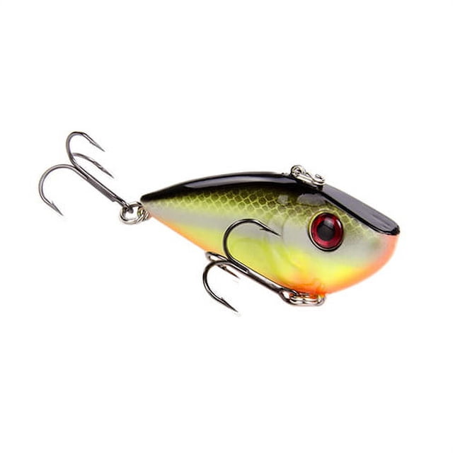 Strike King Red Eyed Shad 1/2 oz Lipless Crankbait Lure with Premium ...