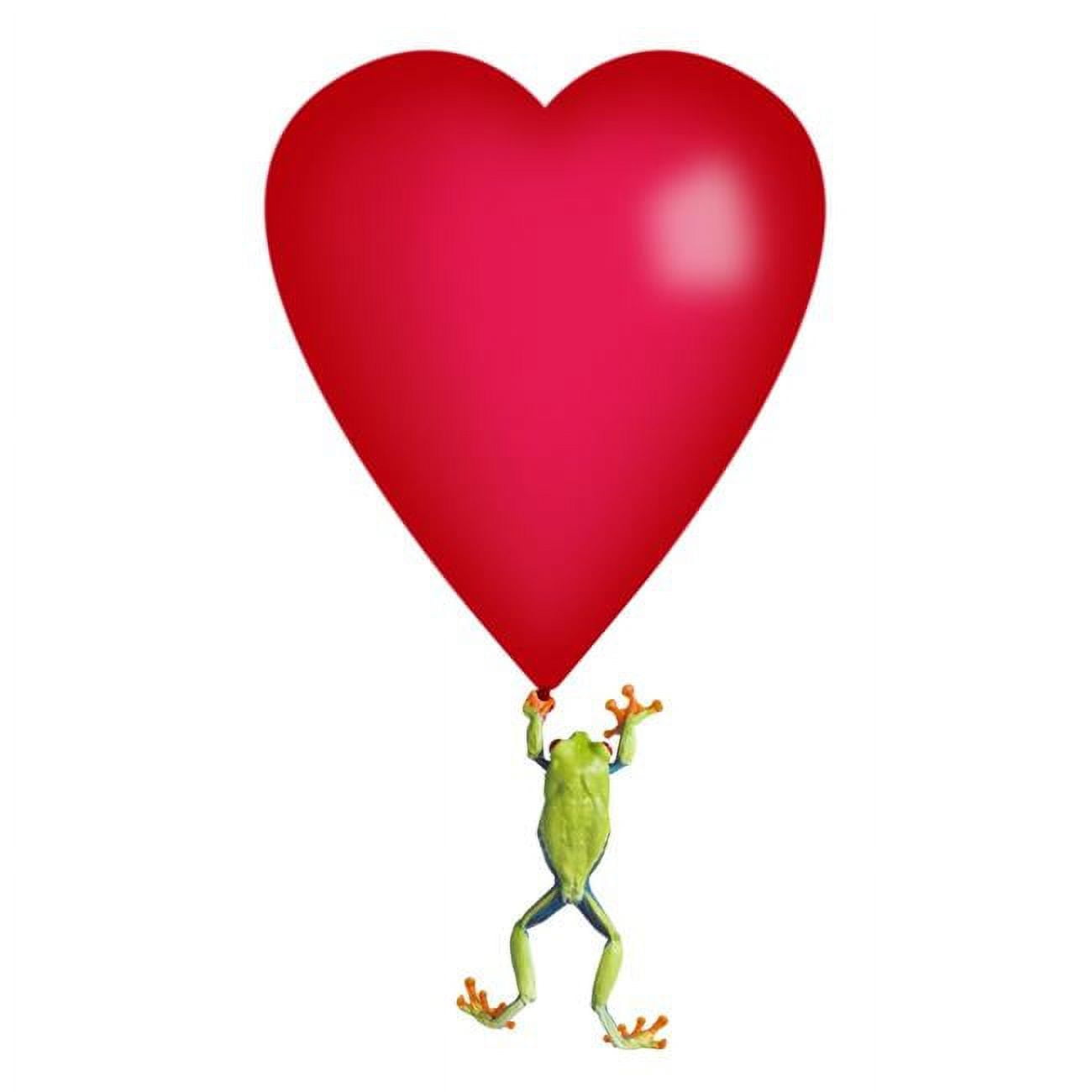 Red-Eyed Tree Frog Agalychnis Callidryas Holding A Red Heart Poster ...