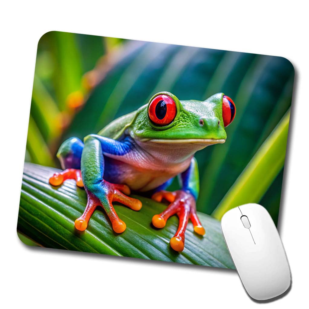 Red Eyed Tree Frog Mouse Pad Low Profile Gaming Mat - Walmart.com