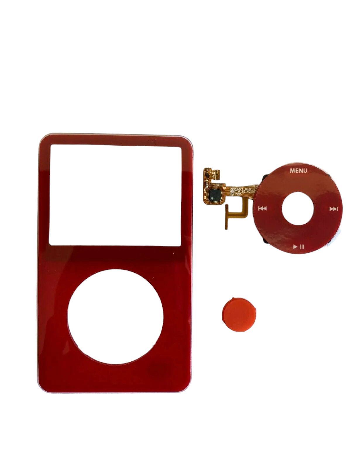 Red Face Plate Clickwheel Button For Apple iPod Classic 5th Gen ...