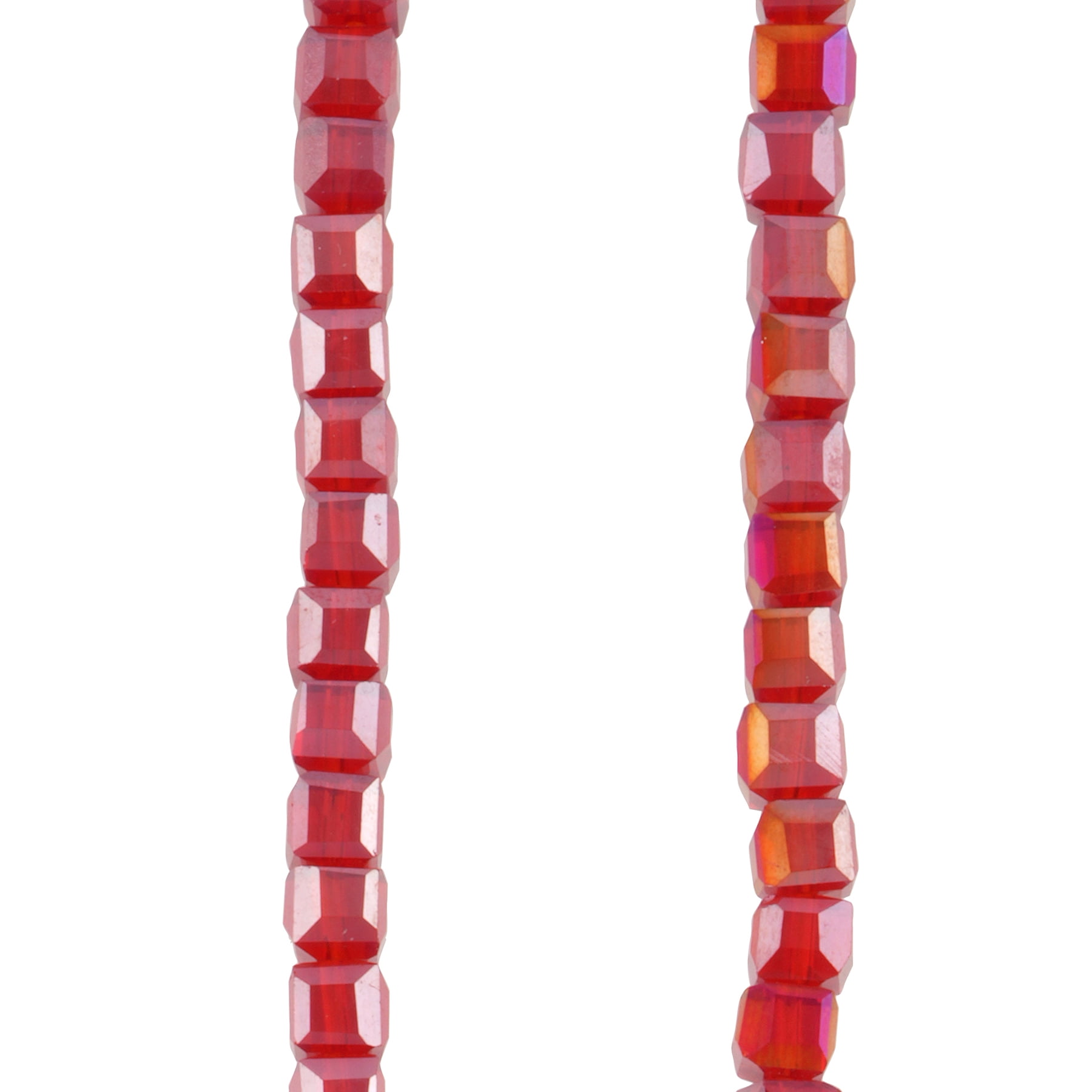 Red Faceted Glass Cube Beads - 5mm by Bead Landing™ - Walmart.com