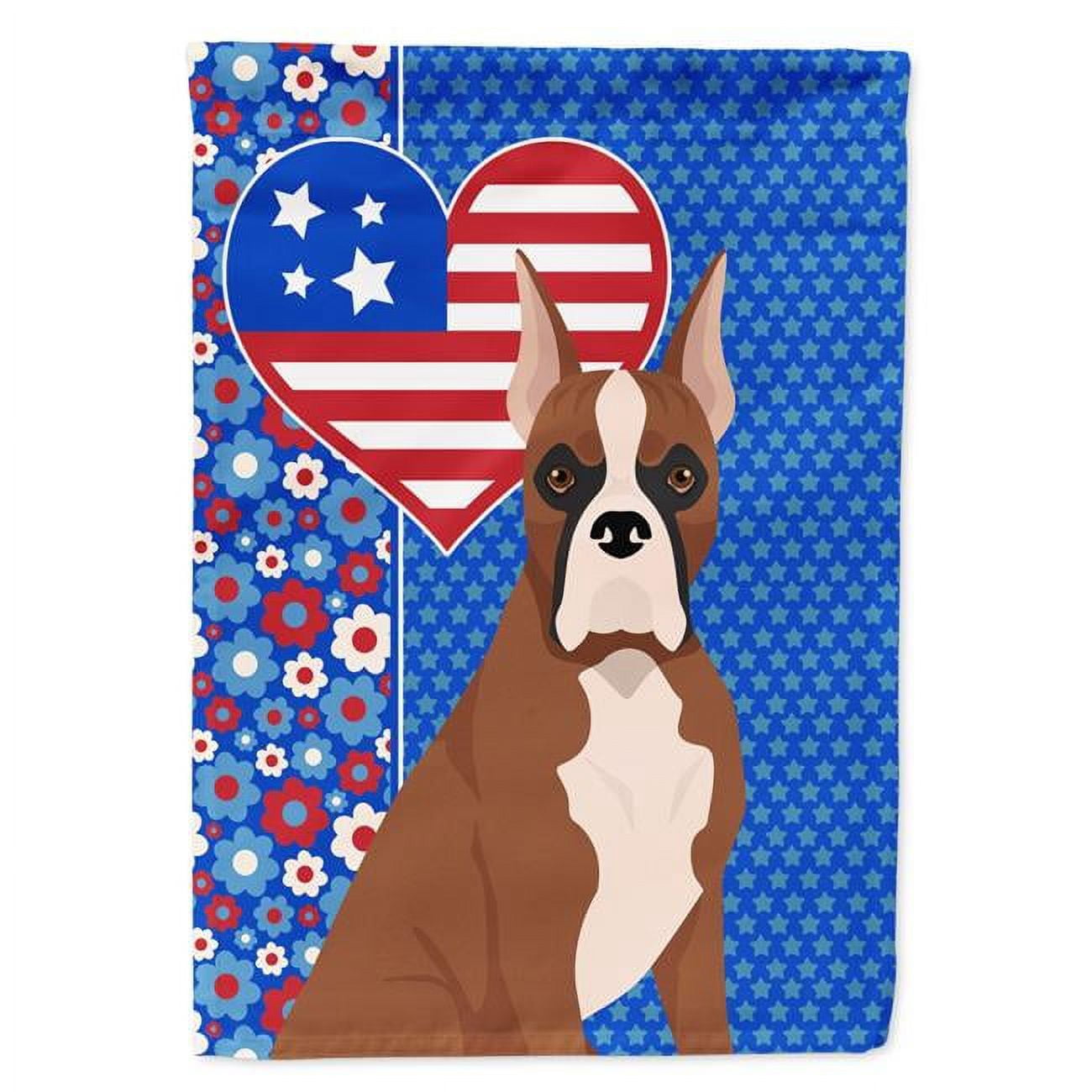 Red Fawn Boxer USA American Flag Garden Size - Walmart.com