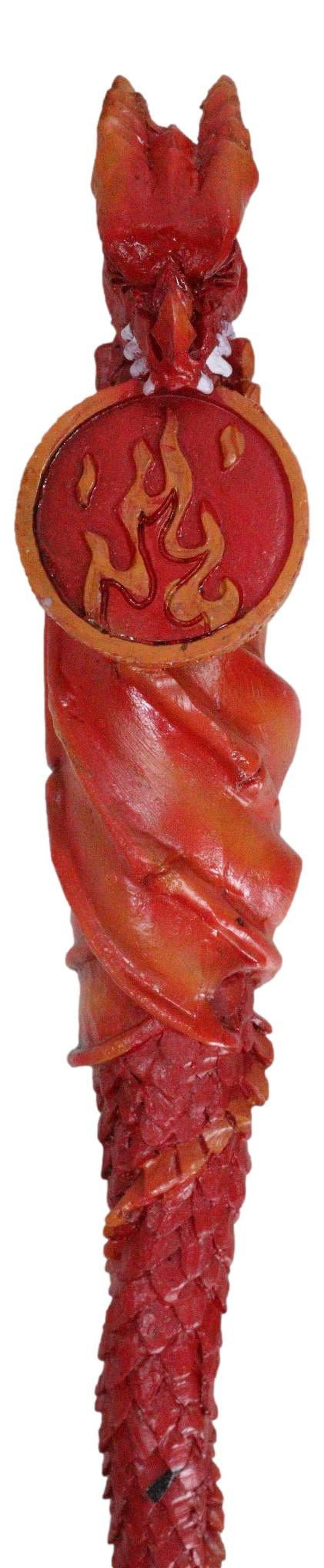 Red Fire Flamethrower Drake Elemental Dragon Fantasy Cosplay Magic Wand ...