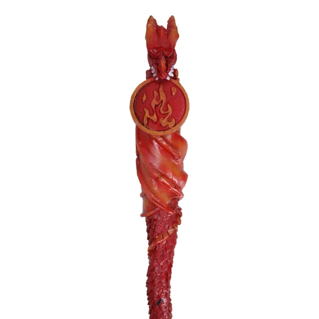 Red Fire Flamethrower Drake Elemental Dragon Fantasy Cosplay Magic Wand ...